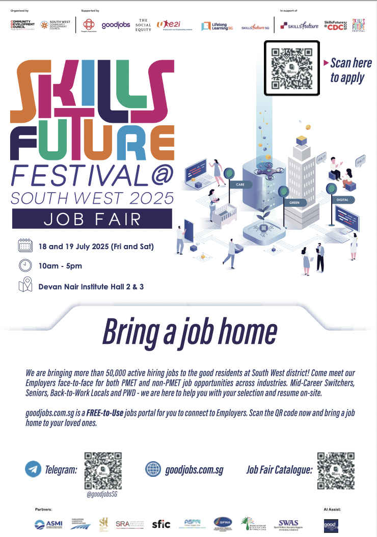 goodjobs: SkillsFuture Festival @ South West 2025 | goodjobs